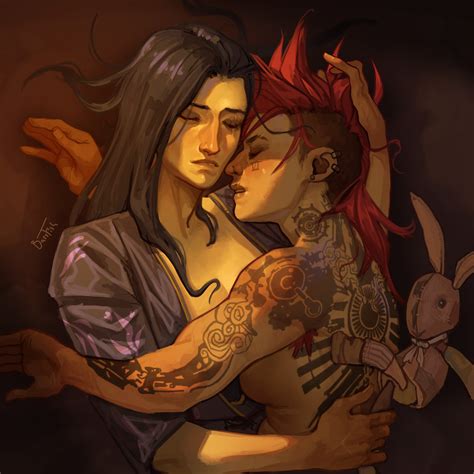 Rule 34 2d 2d Artwork 2d Artwork 2girls Arcane Arcane Caitlyn Arcane Vi Artist Signature