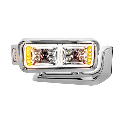 10 High Power Led Chrome Projection Headlight