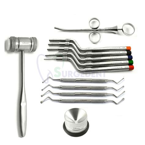 Dental Sinus Lift Implant Surgery Instruments Set Of 12 Surgedent