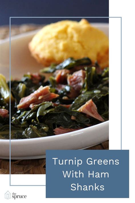 Flavorful Southern Turnip Greens With Ham Shanks