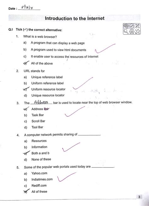 Pics Of Computer Workbook With Answers