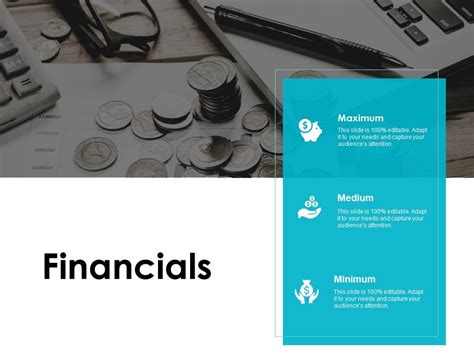 Financials Maximum Medium Ppt Powerpoint Presentation Icon Graphics Tutorials
