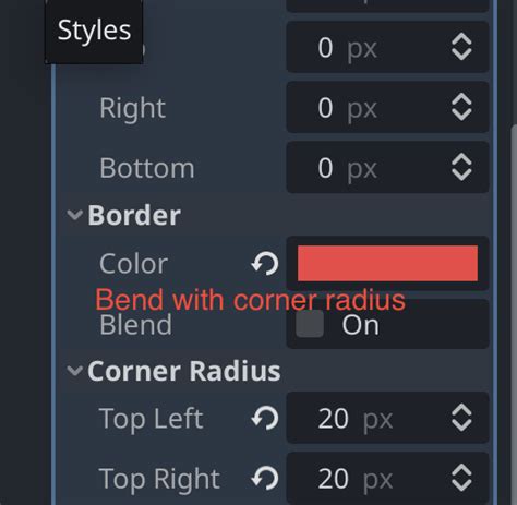 Avoid Colored Borders From Bending Alongside The Curve Of The Corner