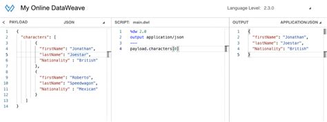 Increasing Your Dataweave Productivity From Your Browser Mulesoft Blog