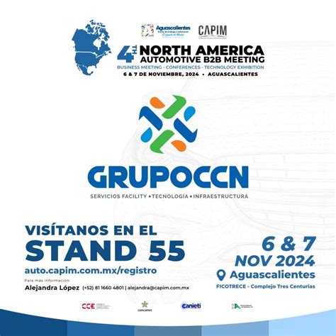 ¡grupo Ccn Estará Presente En El 4th North America Automotive B2b Meeting Grupo Ccn