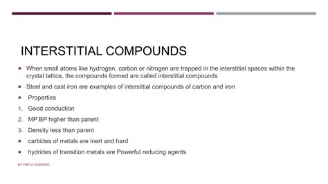 D And F Block Elements Transition And Inner Transition Elements Pptx