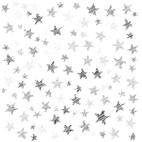 Premium Vector Silver Stars Pattern Background