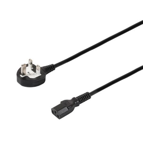 Eagle 3 Pin IEC Line Plug To IEC Line Socket Extension Lead 10A A145GE