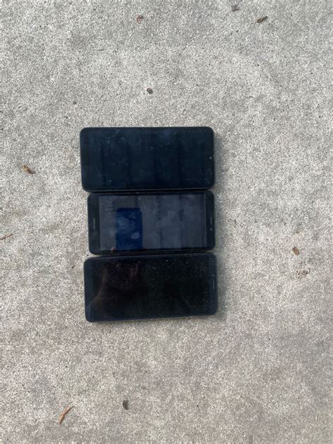 Heres Three Out Of The Four Phones I Purchased When Arriving In Toledo