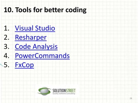 c coding standards good programming principles and refactoring ppt