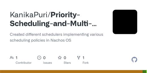 Github Kanikapuripriority Scheduling And Multi Level Scheduling In