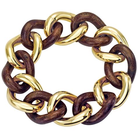 18 Karat Yellow Gold Groumette Bracelet Handcraft In Italy By Botta