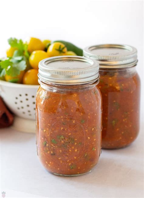 Roasted Cherry Tomato Salsa Canning Recipe Intentional Hospitality
