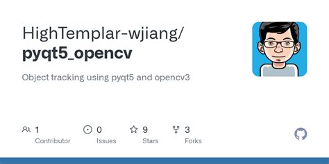 GitHub HighTemplar Wjiang Pyqt Opencv Object Tracking Using Pyqt And Opencv