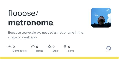 Github Flooose Metronome Because You Ve Always Needed A Metronome In The Shape Of A Web App
