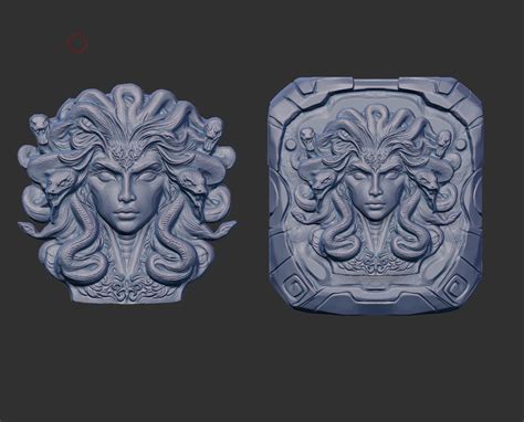 📿 Medusa 3d Printable・ Stl File For 3d Printing And Cnc Machining Laser Cutting・cults