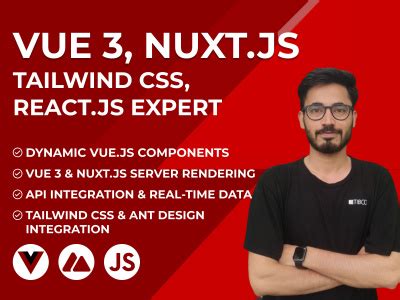 Expert Vue Js React Js Web Application Vue Nuxt Js Tailwind Css Upwork