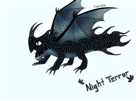 Colored Night Terror Zentangle Colored In Digitally Racetotheedge Howtotrainyourdragon