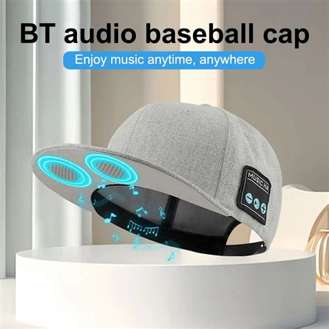 New Multi Functional Outdoor Hat With Bluetooth Speakers Detachable