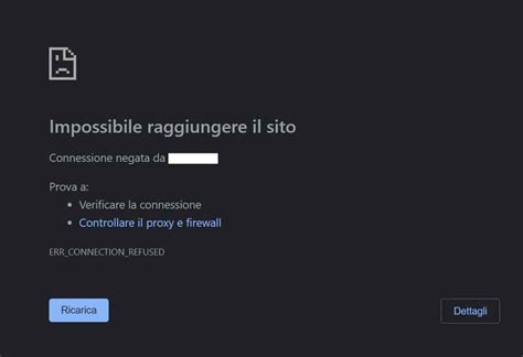 ERR CONNECTION REFUSED Come Risolvere SupportHost
