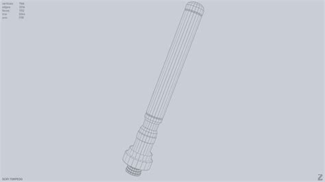 Scifi Torpedo 3d Model In Artillery 3dexport