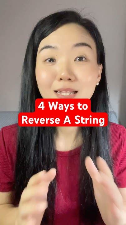 How To Reverse A String In 4 Different Ways Pythontutorial Coding Programmingforbeginners