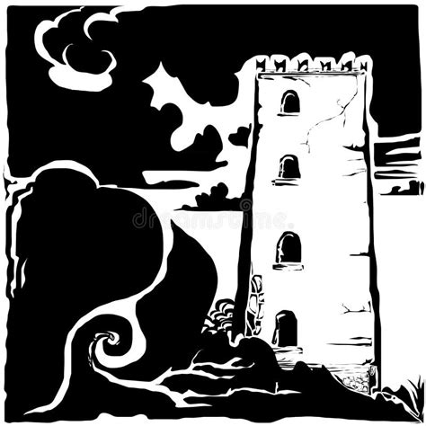 The Tower Vector Stock Vector Illustration Of Elderly 6237036