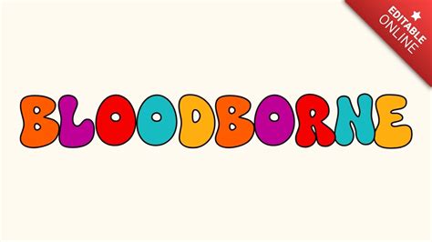 Bloodborne Hippie Font Text Effect Generator