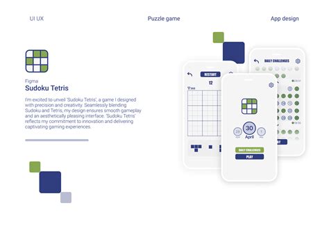 Sudoku Tetris UI UX Design Behance Sudoku Tetris UI UX Design Behance