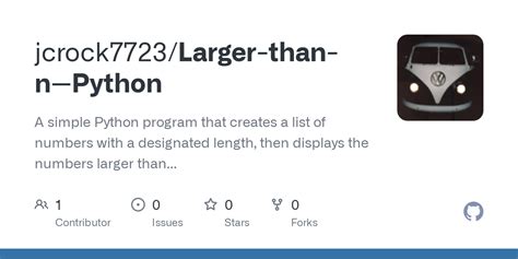 Github Jcrock7723larger Than N Python A Simple Python Program That