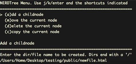 vim essential plugin nerdtree