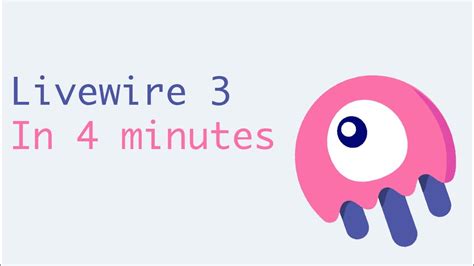 Installing And Creating Your First Component In Livewire 3 In Only 4 Minutes Youtube