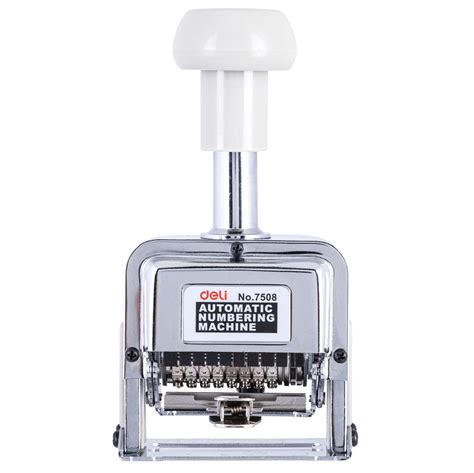 Deli E7508 Auto Numbering Machine 8 Digits Is 1pc Katib Paper