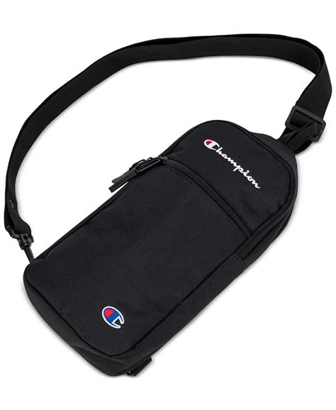 Champion Mens Command Logo Zip Sling Bag Macys
