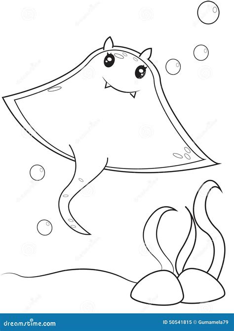 Printable Stingray Coloring Pages 2025