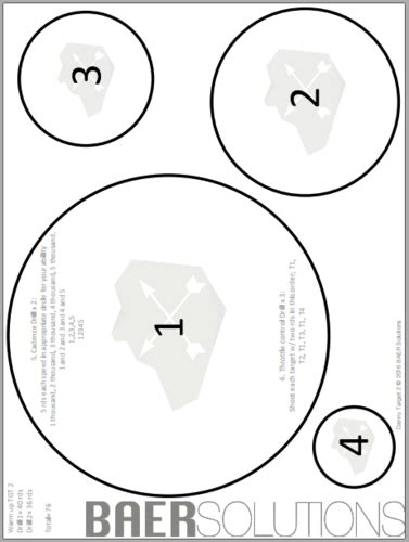 baer solutions warm up target 2 training targets adapt