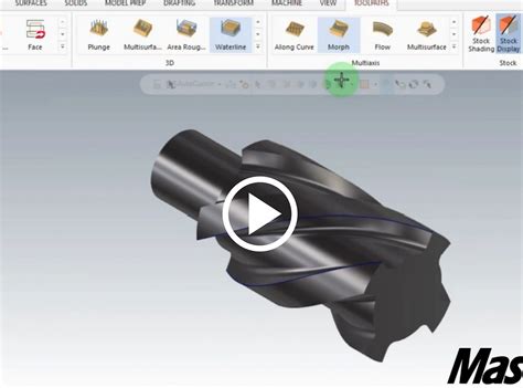 Master The Art Of 4 Axis Machining With Mastercams Morph Toolpath A