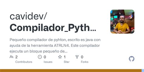 github cavidev compilador python pequeño compilador de pyhton