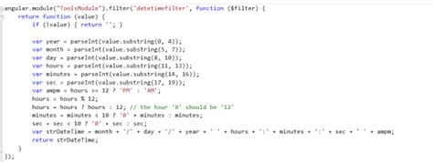 Datetime Format For Binding Date Accordingly Timezone To Ui Grid In
