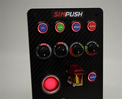 Simpush Sim Racing Button Box Simagic Fanatec Thrustmaster Simucube Ebay