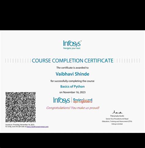 Vaibhavi Shinde On Linkedin Im Thrilled To Share I Have Successfully Completed The Basics Of