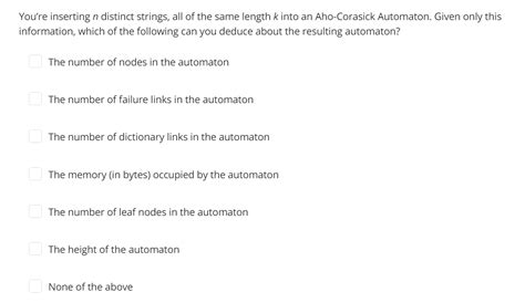 Solved Youre Inserting N ﻿distinct Strings All Of The Same