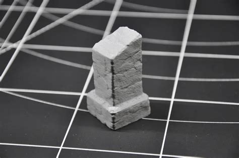 Broken Stone Column With Erosion Small Free 3d Print Model Makerworld