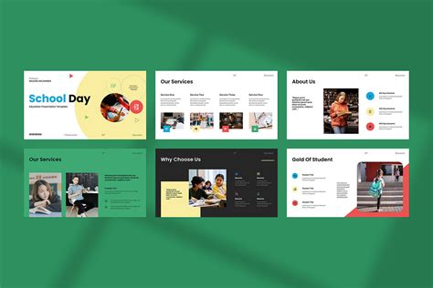 School Day Powerpoint Presentation Template Presentation Template 140254