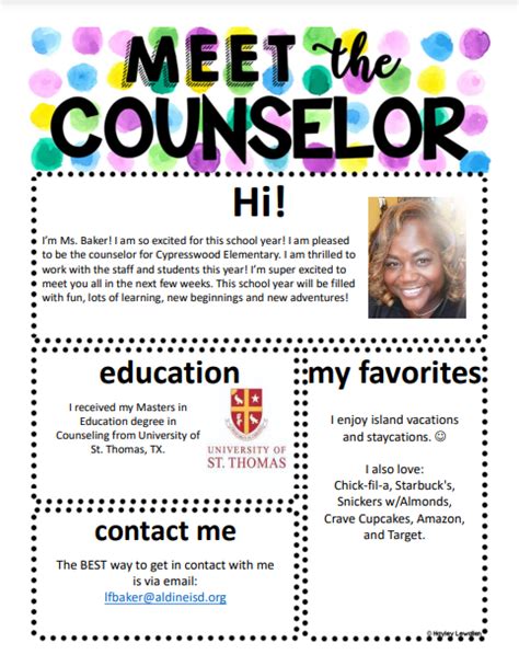 Elementary School Counselor