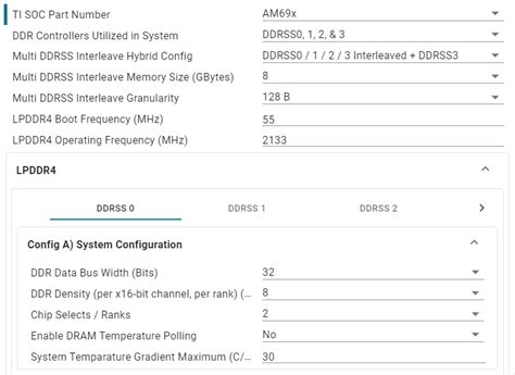 Am69 How To Use The Ddrss Register Configuration Tool Processors Forum Processors Ti E2e