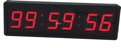 Btbsign 23 Digital Countdown Wall Clock With Remote Large Stopwatch