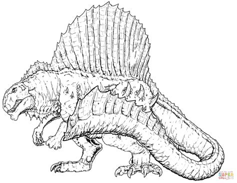 Spinosaurus Vs T Rex Coloring Pages