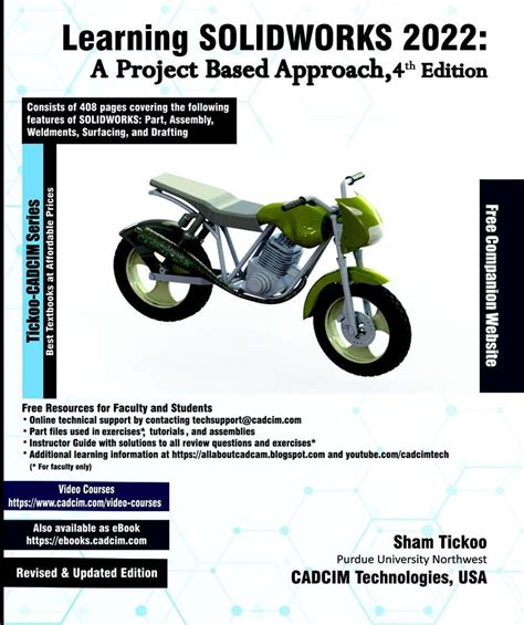 Learning Solidworks 2022 A Project Based Approach 4th Edition Ebook By Sham Tickoo Epub