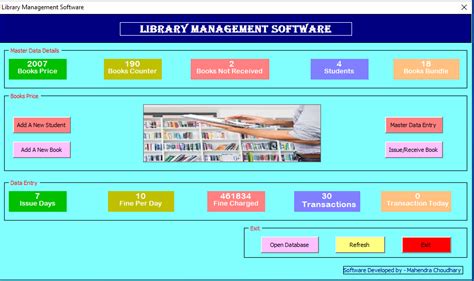 Technical Bauji School Library Management System In Excel Vba